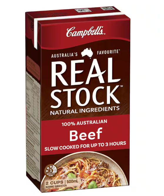 Campbell's Real Stock Beef Stock Liquid 500ml – Fruit World | Fruit ...